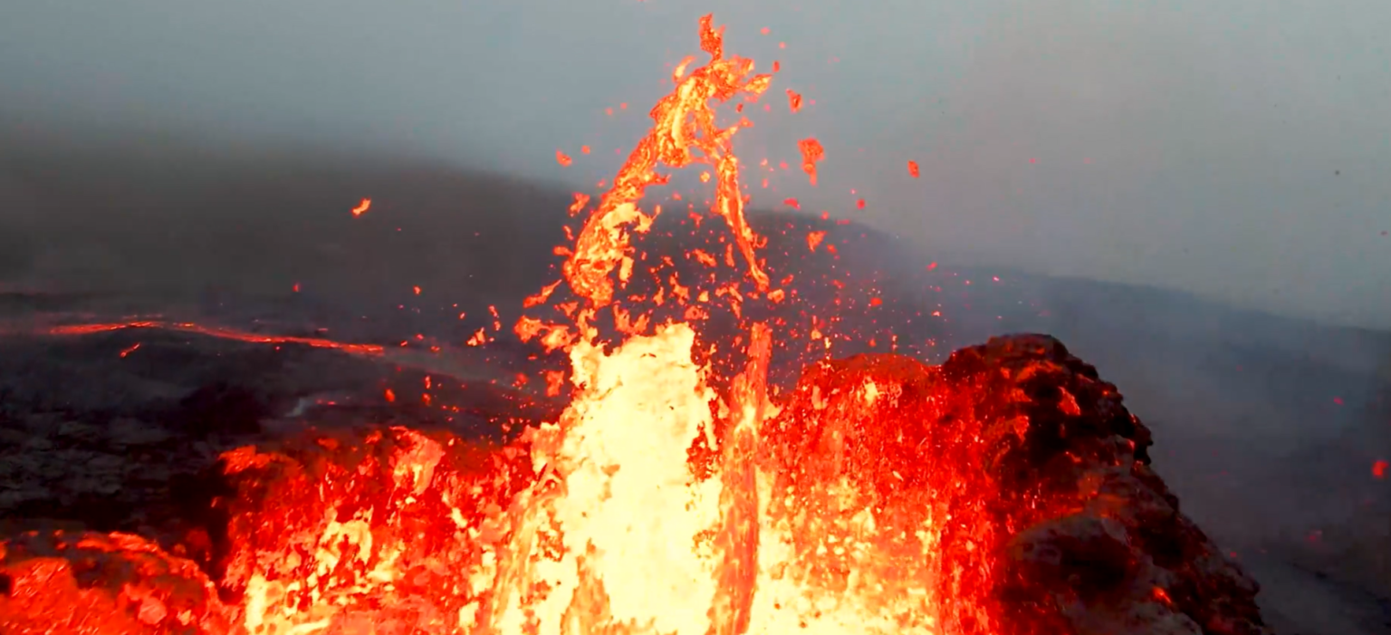 Mesmerizing Lava drone videos from Iceland | IceNews - Daily News